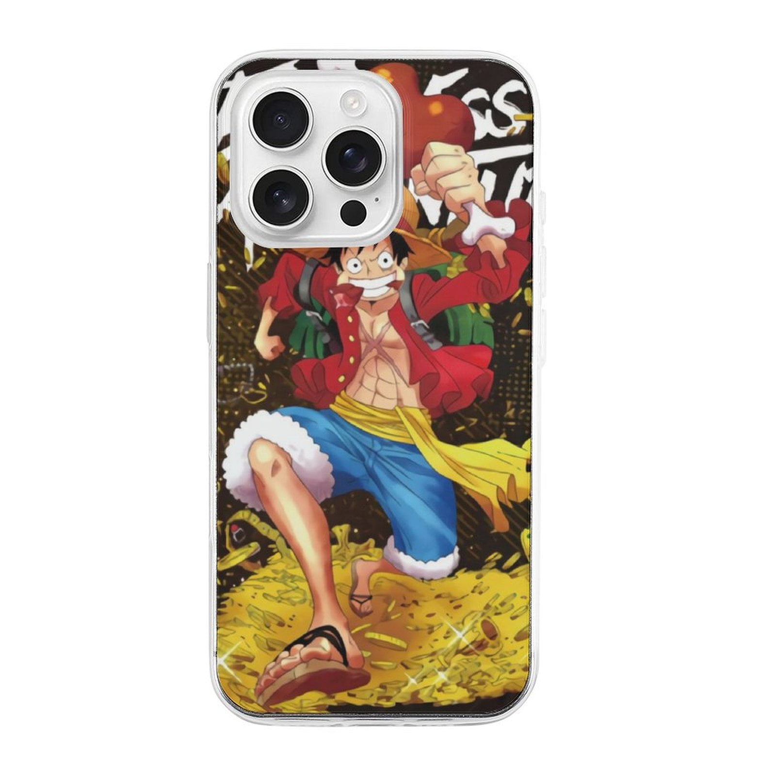 One Piece Luffy Case for iPhone 16 Pro Anime Durable TPU Protective ...