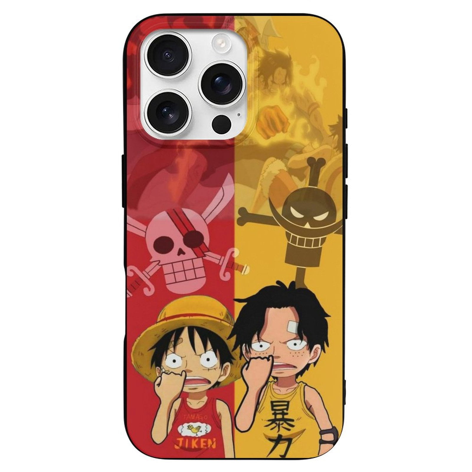 One Piece Luffy Case for iPhone 16 Pro Anime Durable TPU Protective ...