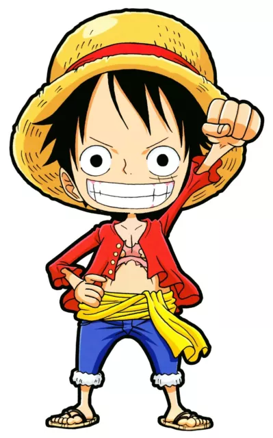 One Piece Luffy Chibi Stickers Phone Decal Water Bottle Stickers Car ...