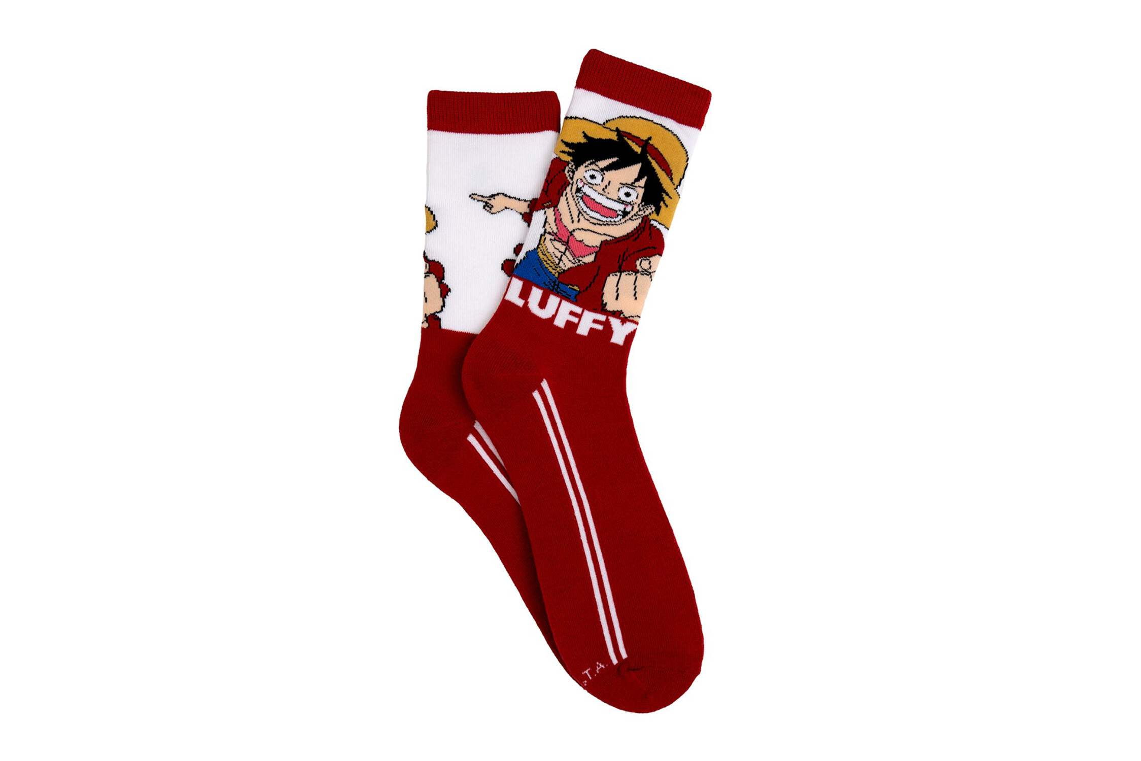 One Piece Luffy Crew Sock - Walmart.com