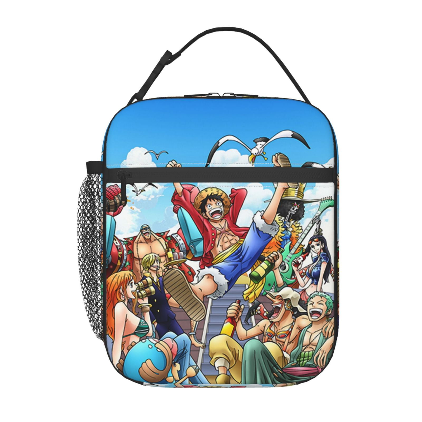 One Piece Luffy Insulated Lunch Bag For Women/Men, Lunch Tote Cooler ...