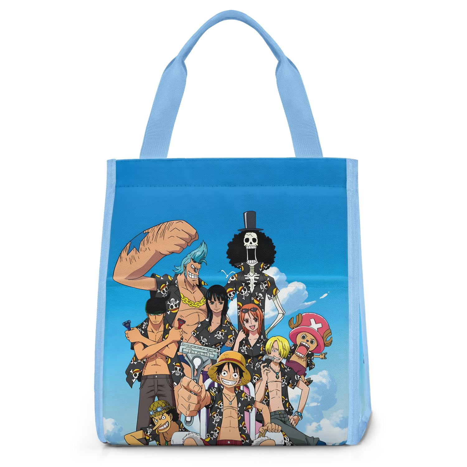 One Piece Luffy Insulated Lunch Bag with Inner Pocket - Durable ...