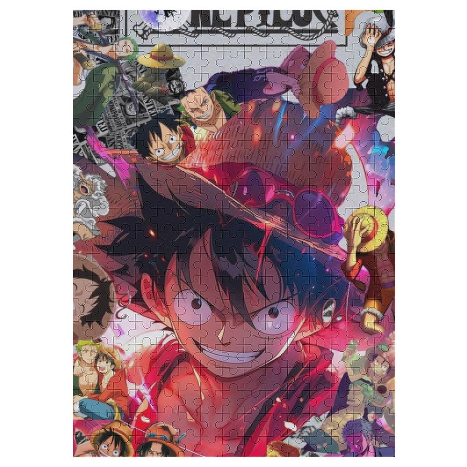 One Piece Luffy Jigsaw Puzzles for Kids Adults Anime One Piece Luffy ...
