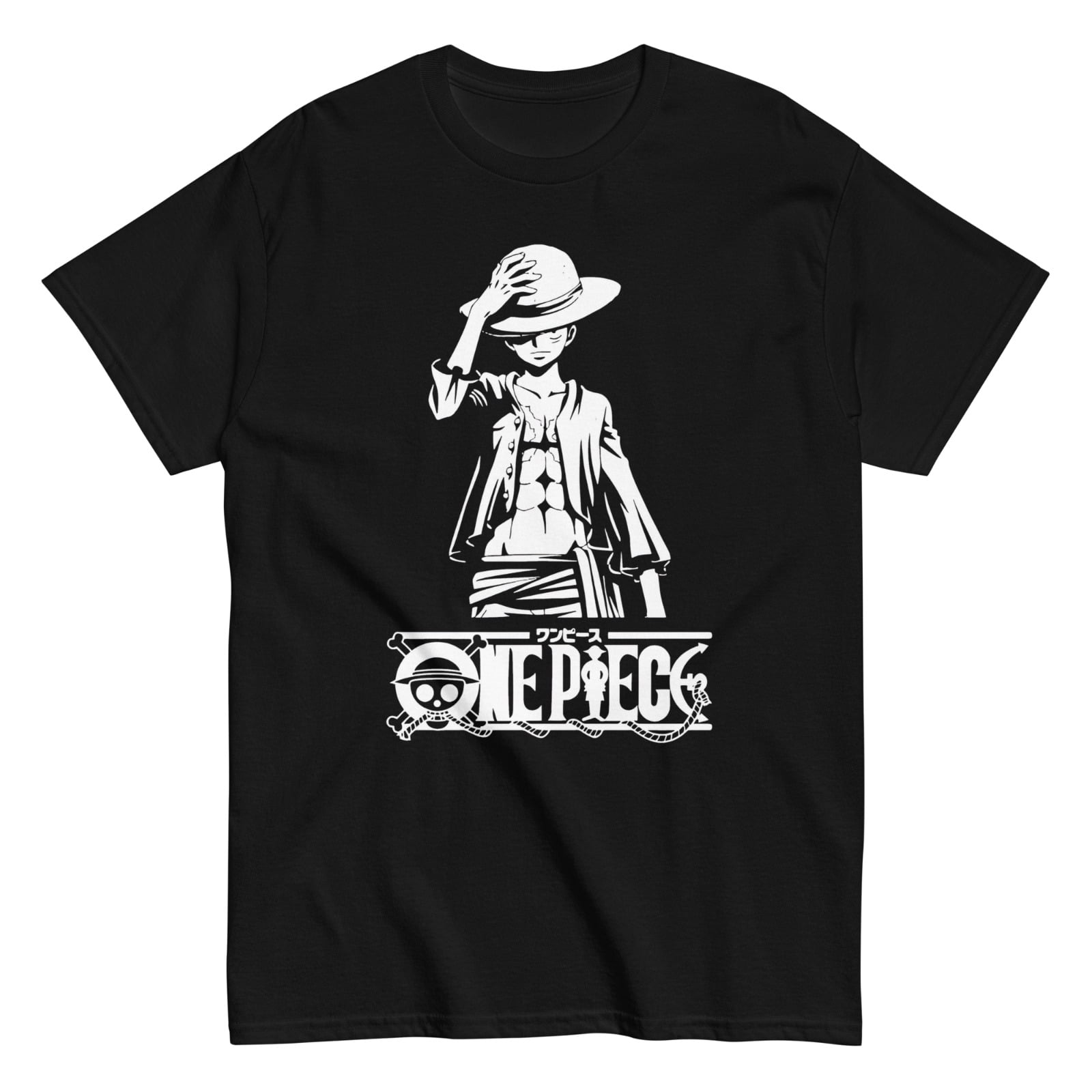 One Piece Luffy Logo Design Shirt/Hoodie/Sweatshirt - Walmart.com
