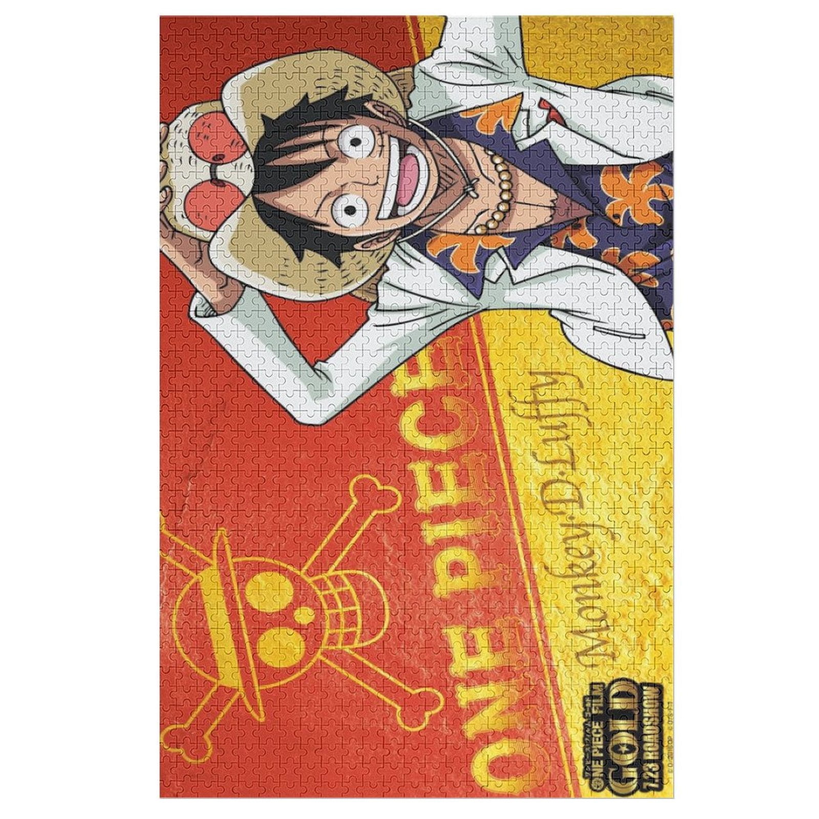 One Piece Luffy Puzzles for Cartoon Child Home Entertainment 1000 ...