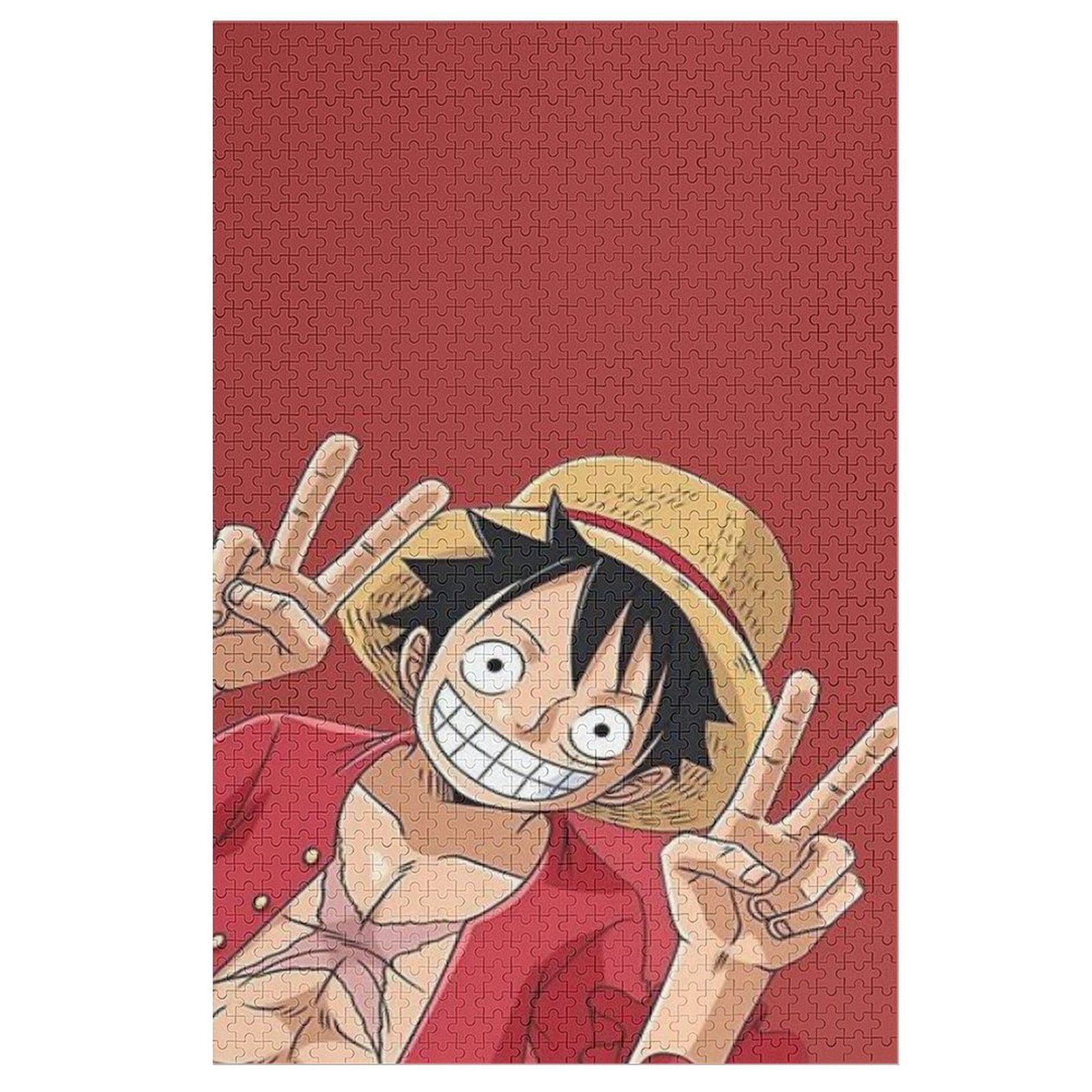 One Piece Luffy Puzzles for Cartoon Child Home Entertainment 1000 ...