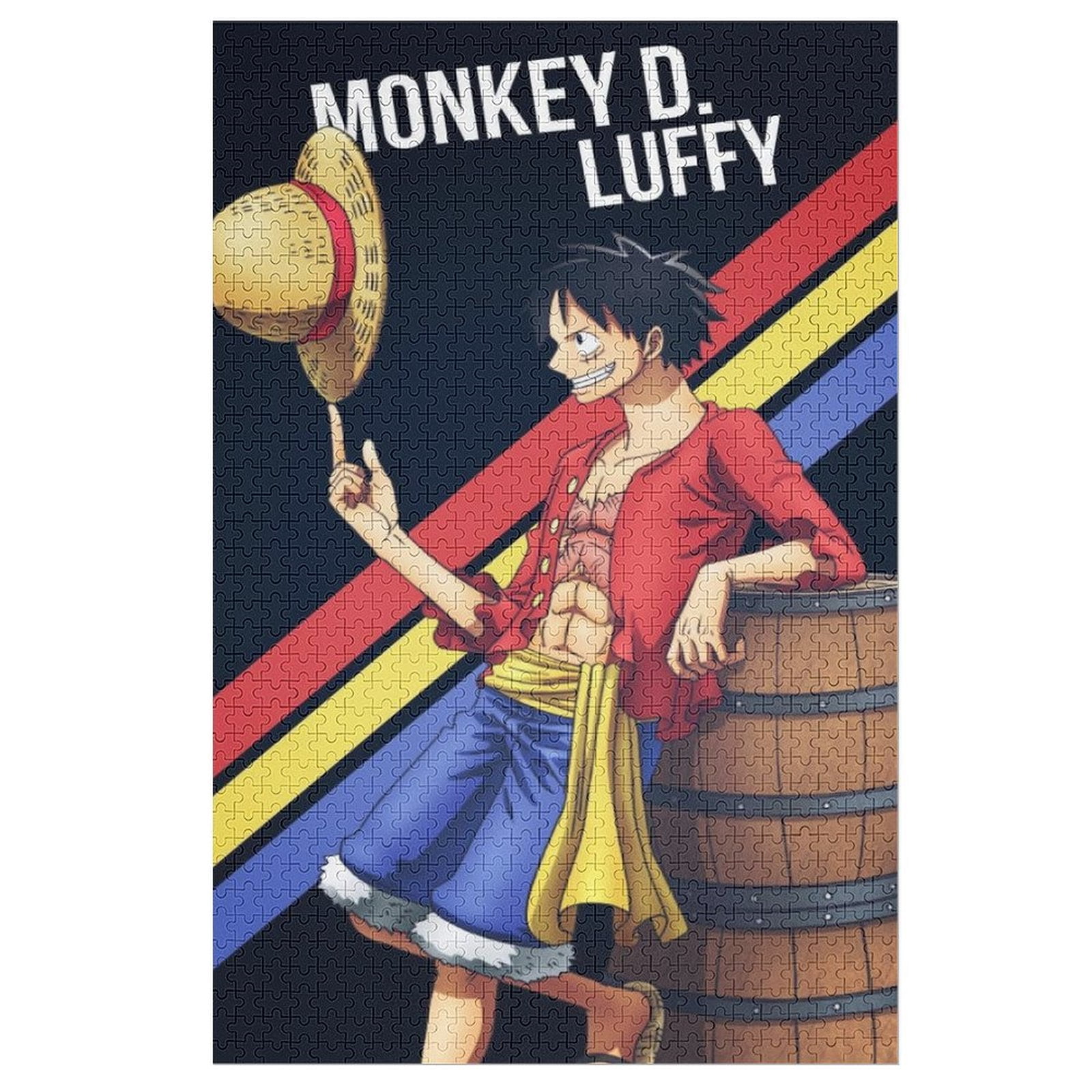 One Piece Luffy Puzzles for Cartoon Child Home Entertainment 1000 ...
