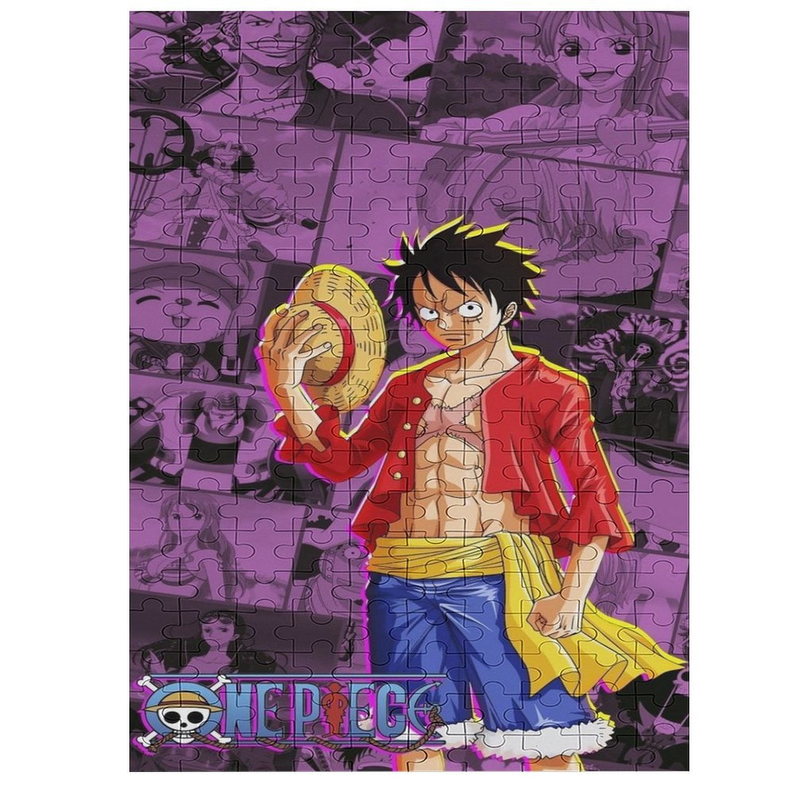 One Piece Luffy Puzzles for Cartoon Child Home Entertainment 200 ...