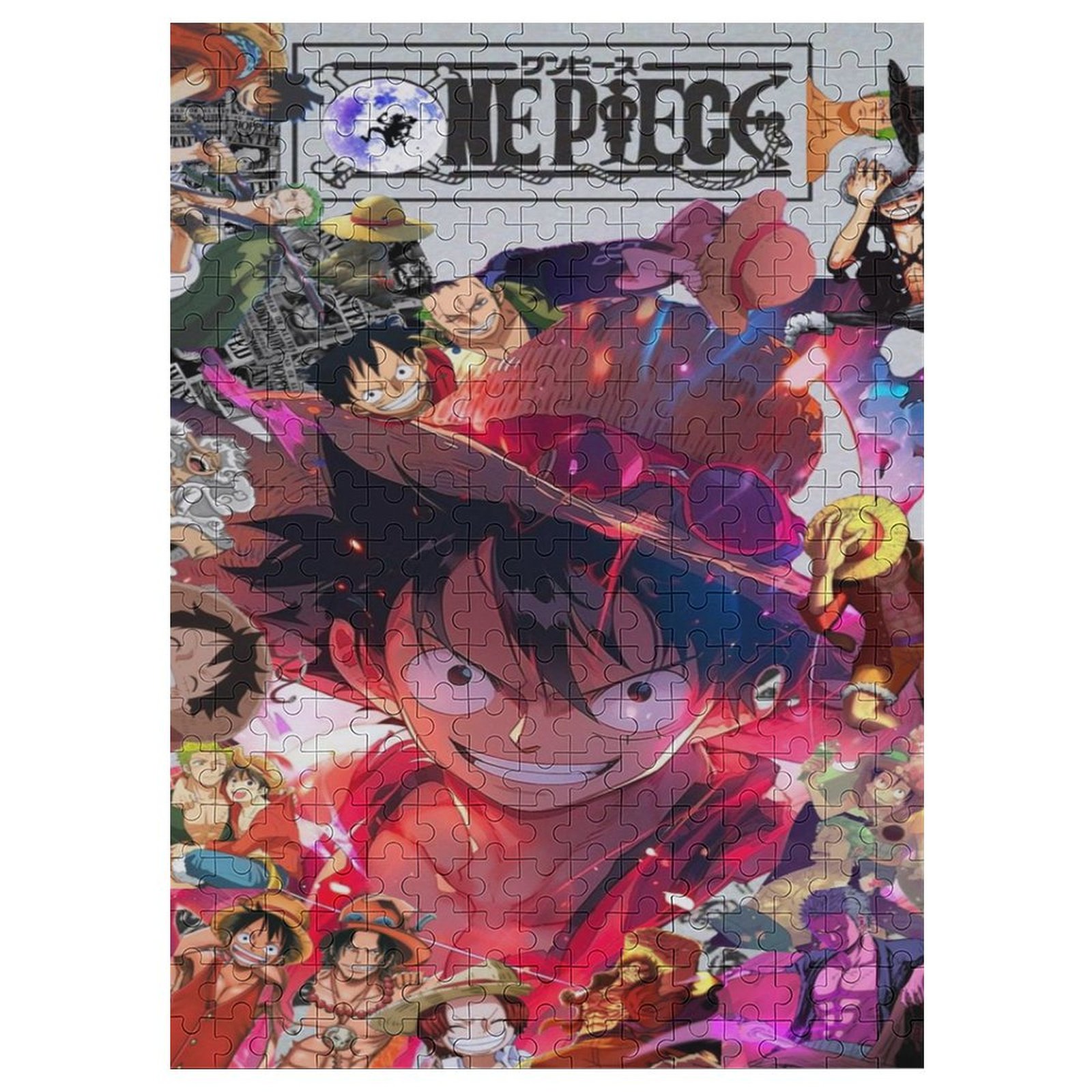 One Piece Luffy Puzzles for Cartoon Child Home Entertainment 300 ...