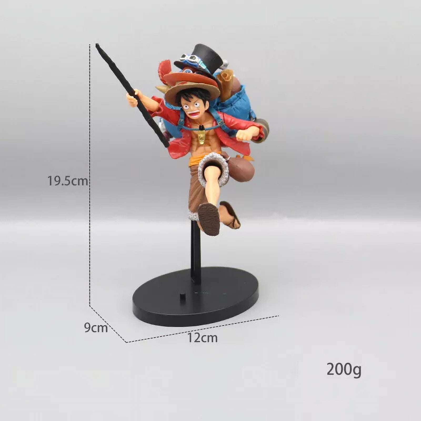 One Piece Luffy Sabo ACE Anime Figure Collection Ornaments PVC Toys OPP ...
