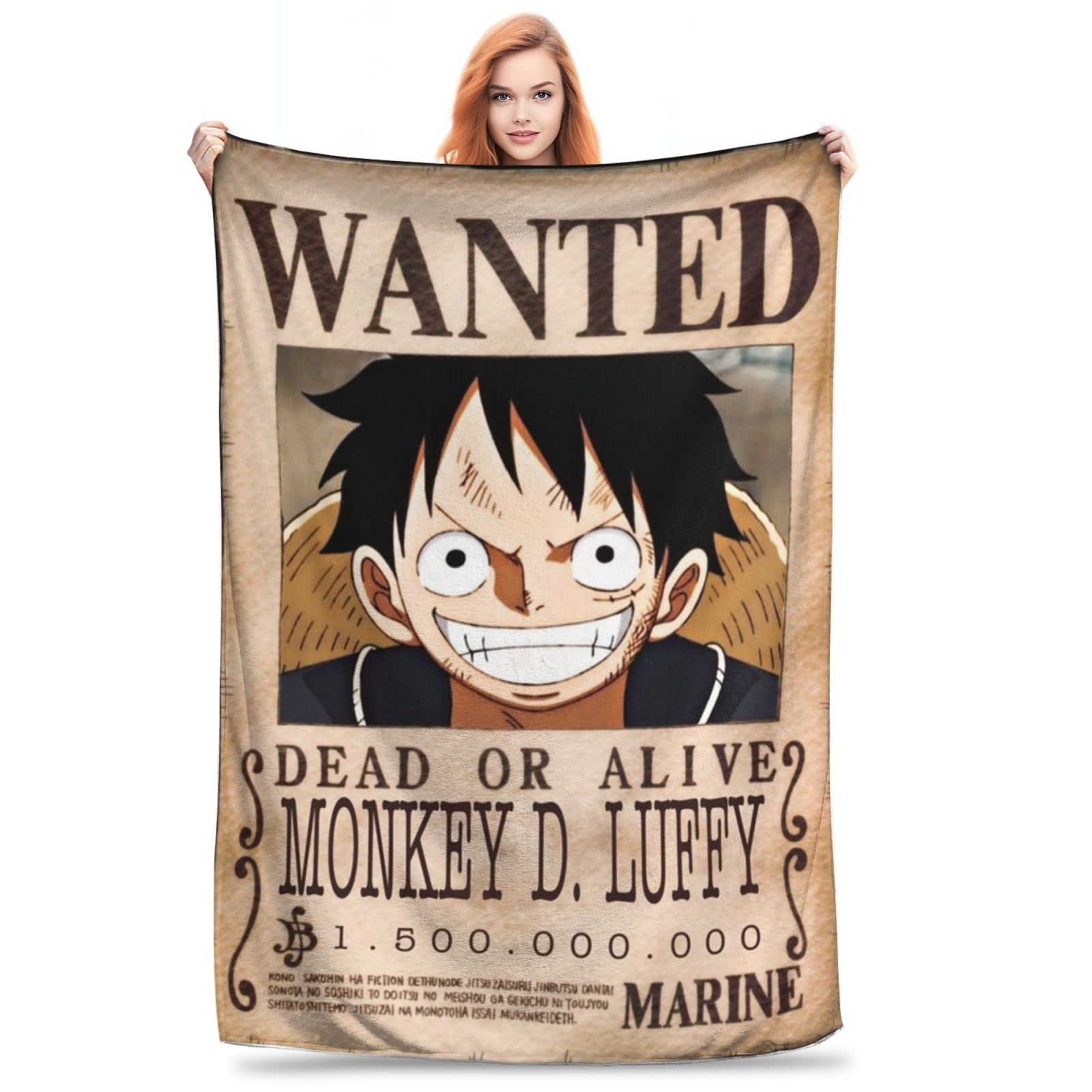 One Piece Luffy, Soron Anime Blanket Cartoon Blanket Super Soft Fuzzy ...