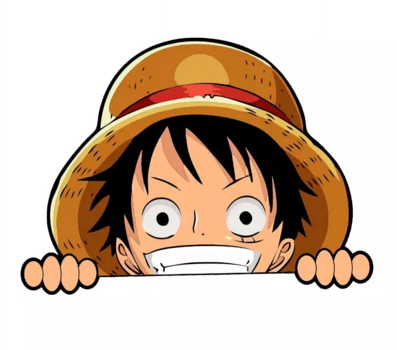 One Piece Luffy Sticker Phone Decal Water Bottle Stickers Car Decals ...