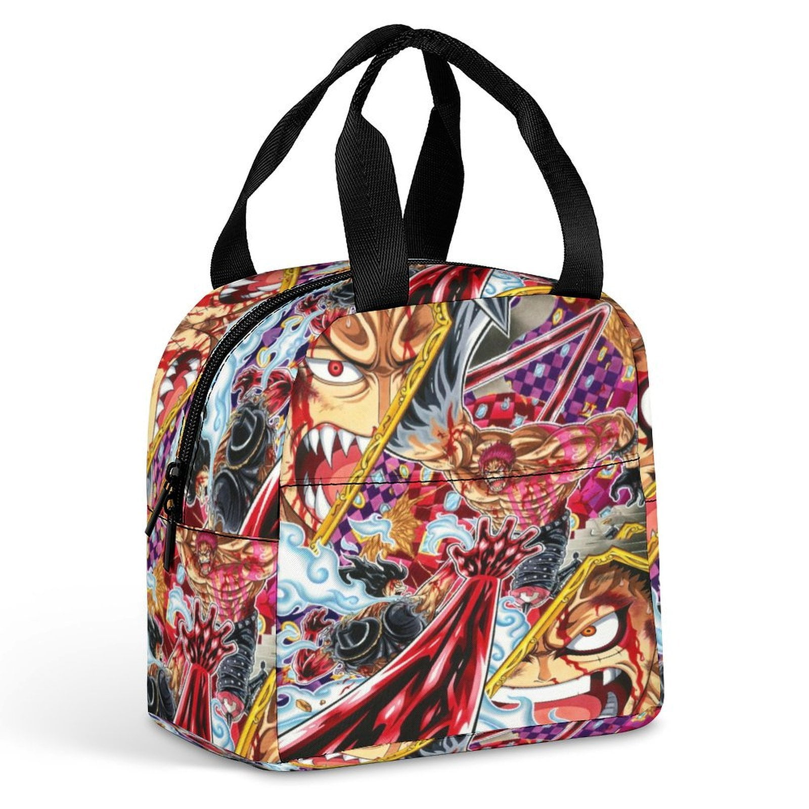 One Piece Luffy Vs Katakuri Anime Lunch Bag Insulated Portable Reusable ...