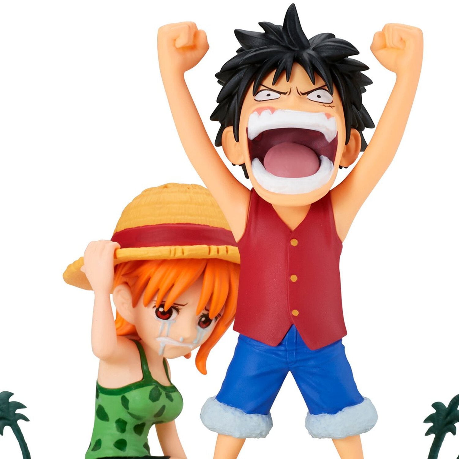 One Piece Luffy and Nami WCF Log Stories Statue - Walmart.com