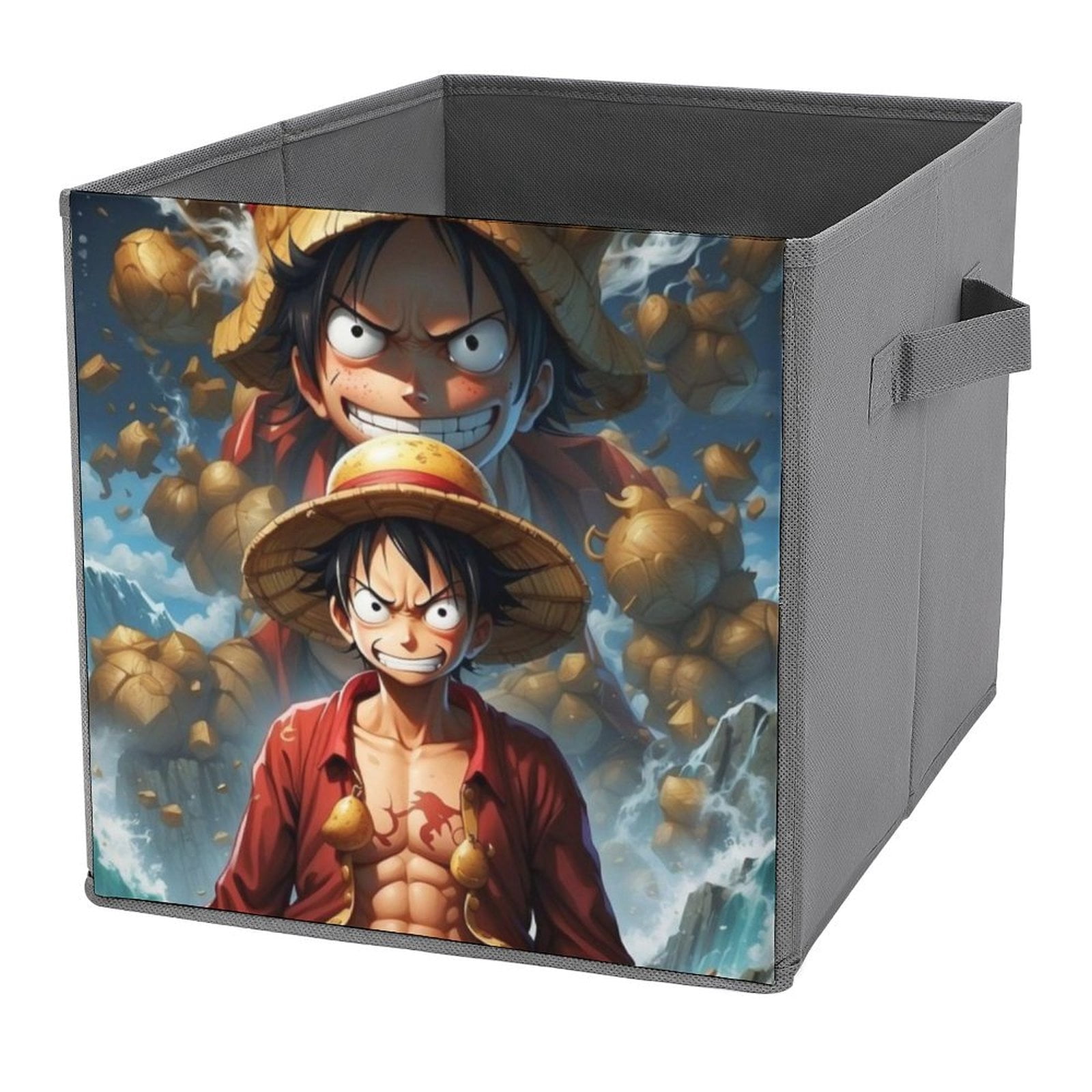 One Piece Luffy toy storage box suitable for children's toys folding ...