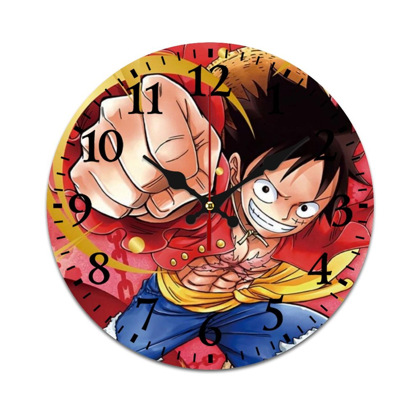 One Piece Luffy wall clocks battery operated decorative 30cm/11.8in ...