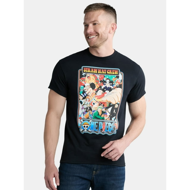 One Piece Men's and Big Men's Graphic Cotton Tee with Short Sleeves ...