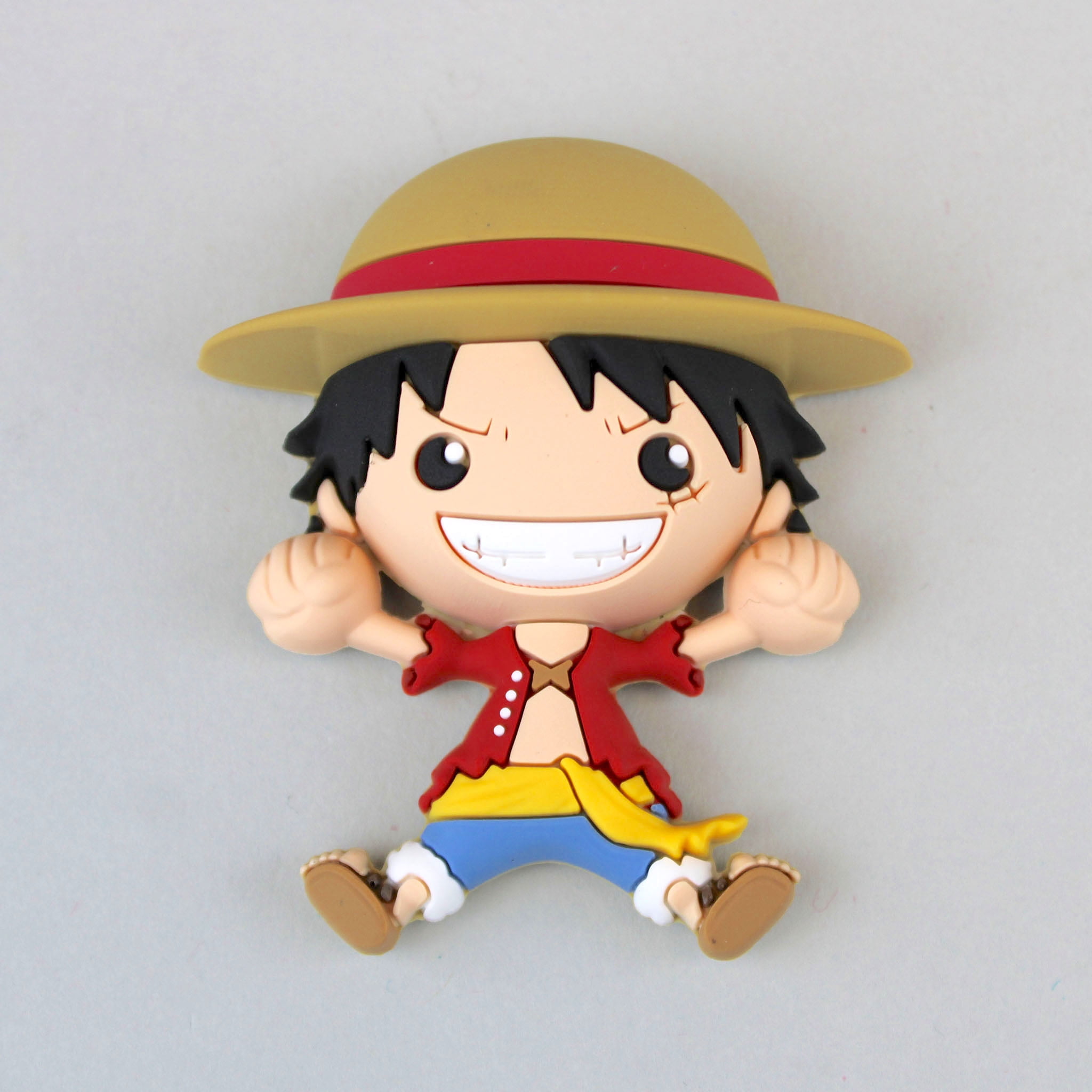 One Piece Monkey D. Luffy Jumping 3D Foam Magnet - Walmart.com
