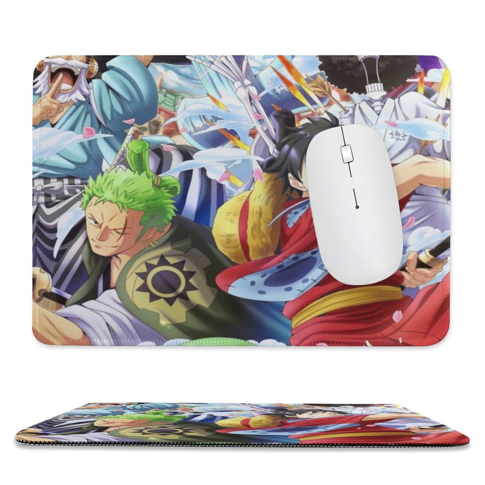 One Piece Mouse Pad Square Anime Mouse Pad Cloth with Rubberized Base ...