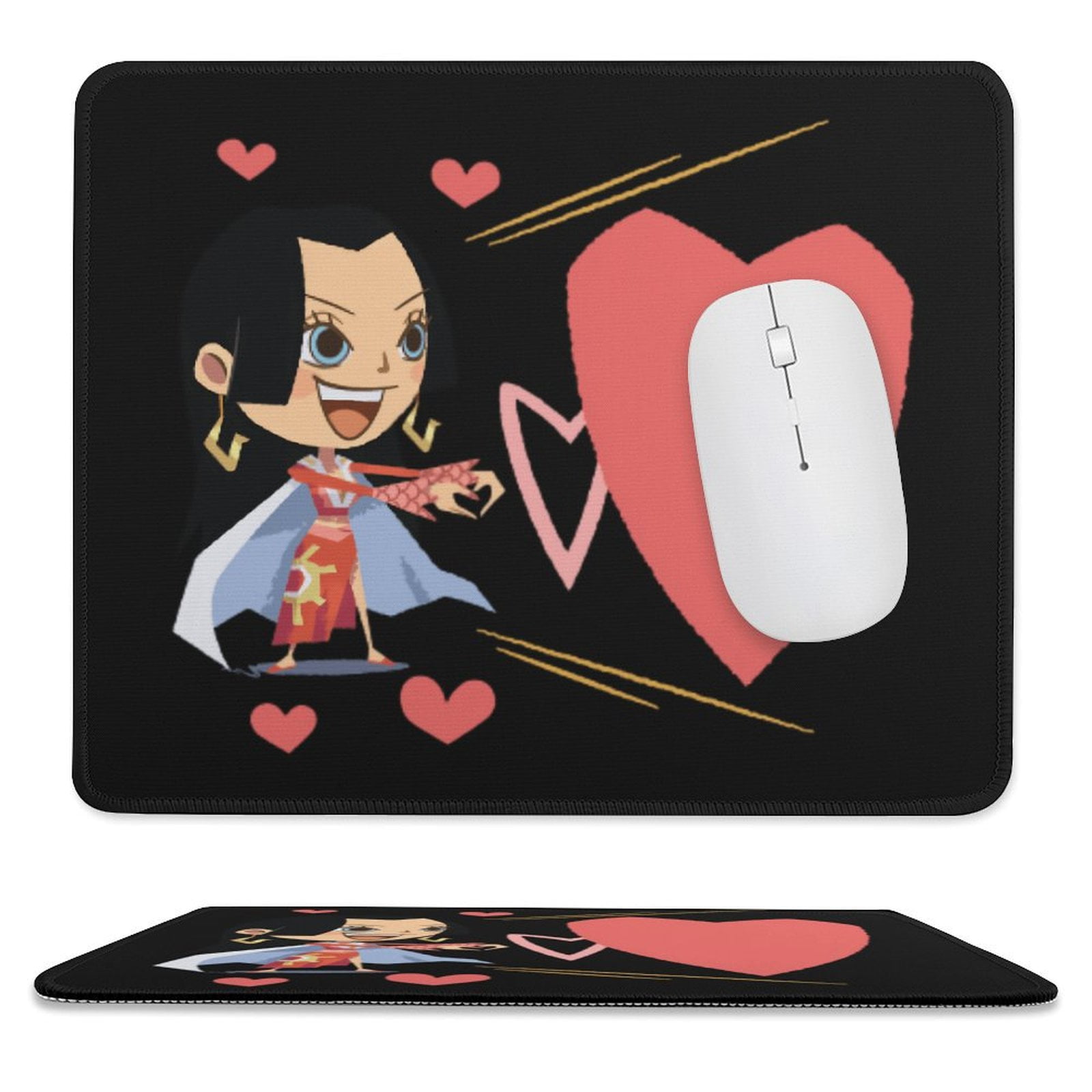 One Piece Mouse Pad Square Anime Mouse Pad Cloth with Rubberized Base ...