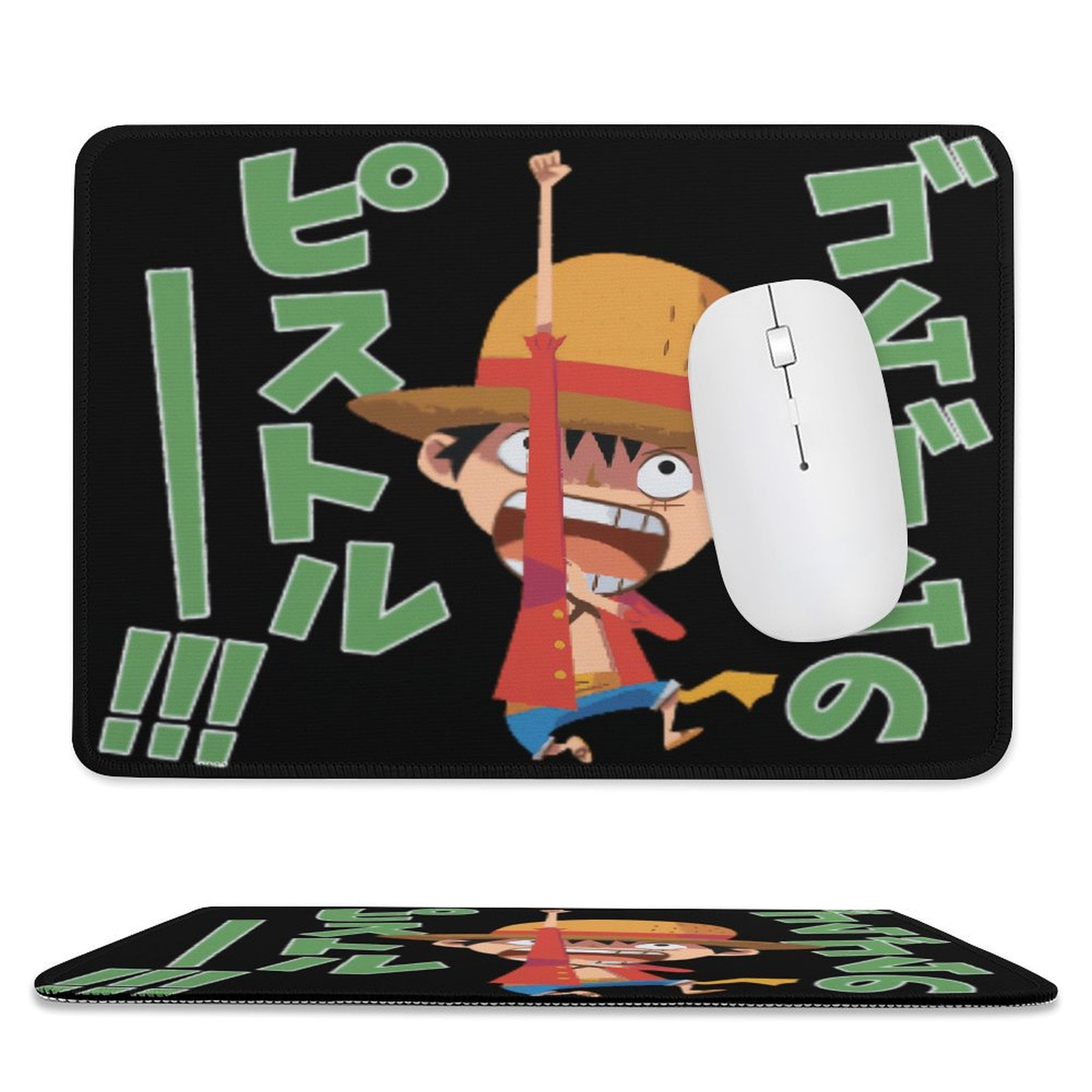 One Piece Mouse Pad Square Anime Mouse Pad Cloth with Rubberized Base ...