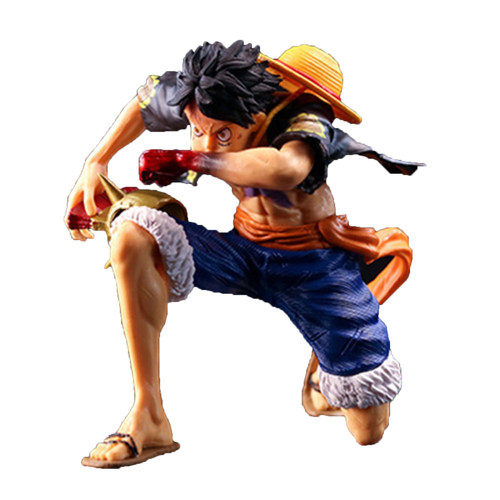 One Piece PVC Action Figure Toy, 8" One Piece Blow Up Luffy (Blue ...