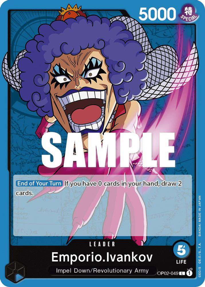 One Piece Paramount War Leader Emporio.Ivankov OP02-049 - Walmart.com
