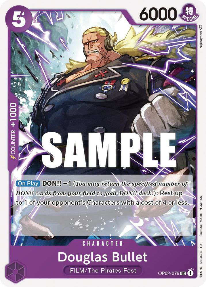 One Piece Paramount War Uncommon Douglas Bullet OP02-079 - Walmart.com