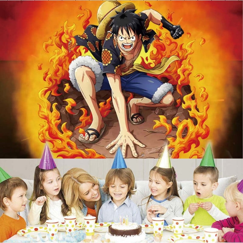 One Piece Party Supplies Poster Banner Backdrop Background Wall Decor ...