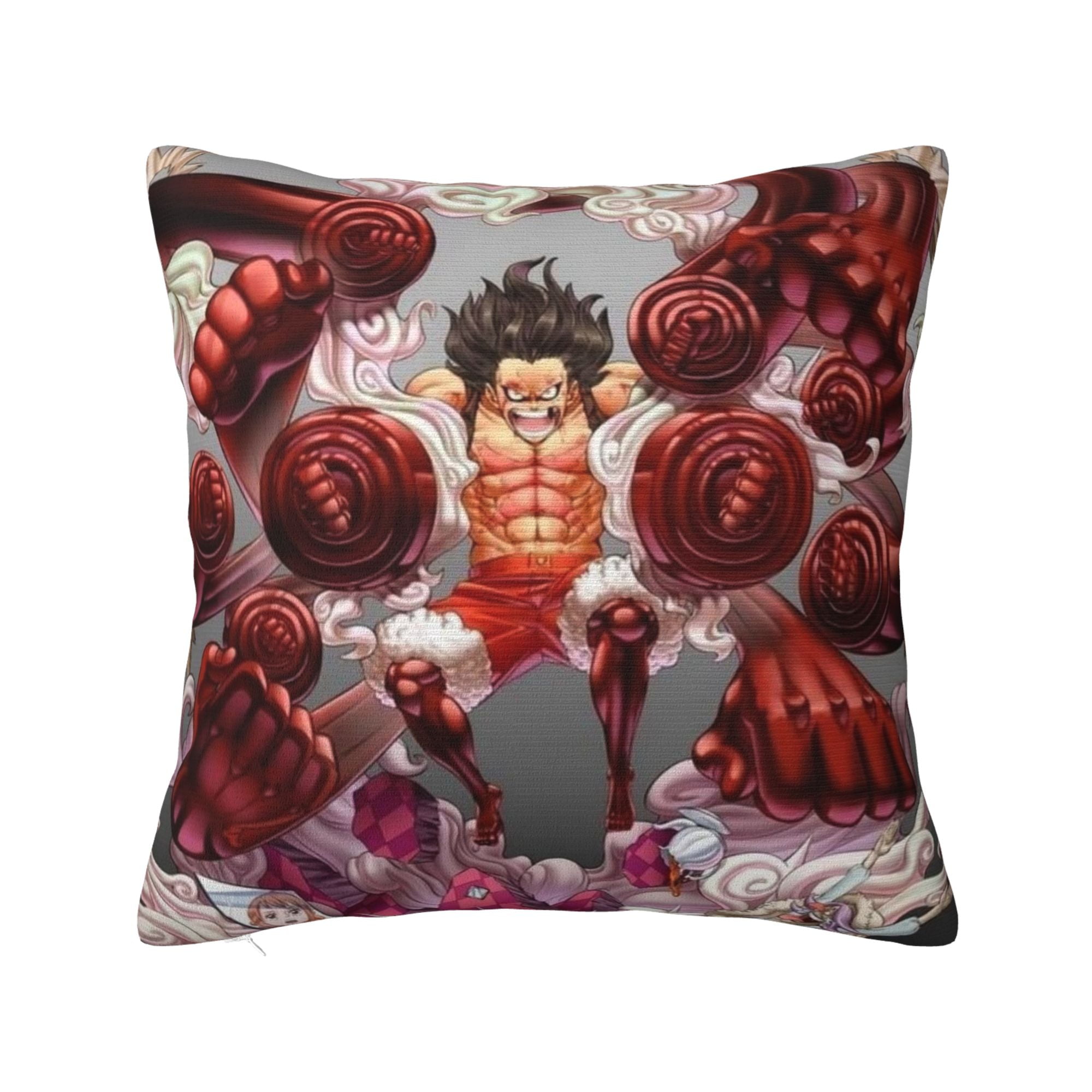 One Piece Pillowcase Throw Monkey D Luffy Roronoa Zoro Vinsmoke Sanji ...