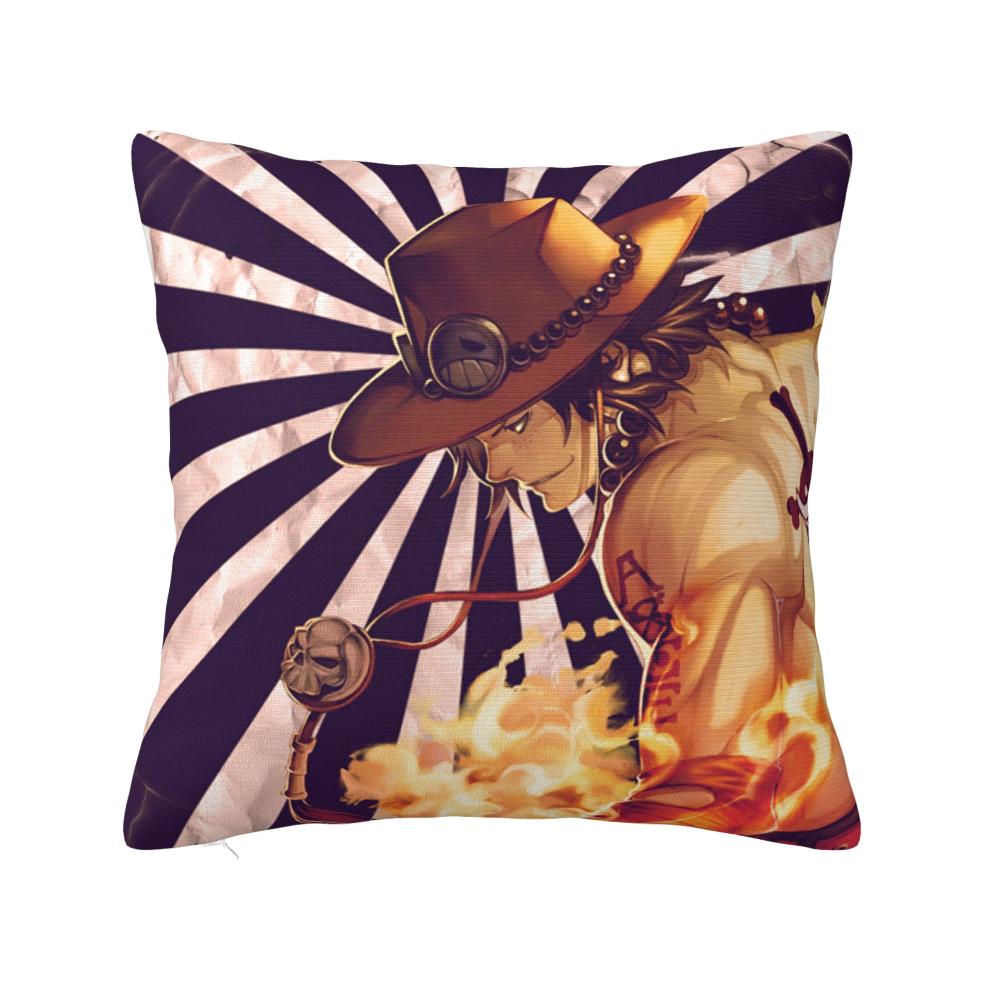 One Piece Pillowcase Throw Monkey D Luffy Roronoa Zoro Vinsmoke Sanji ...