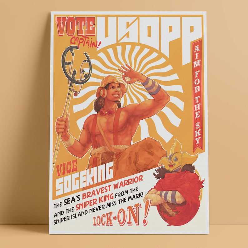 One Piece Poster Usopp One Piece Anime Poster One Piece Usopp Poster ...