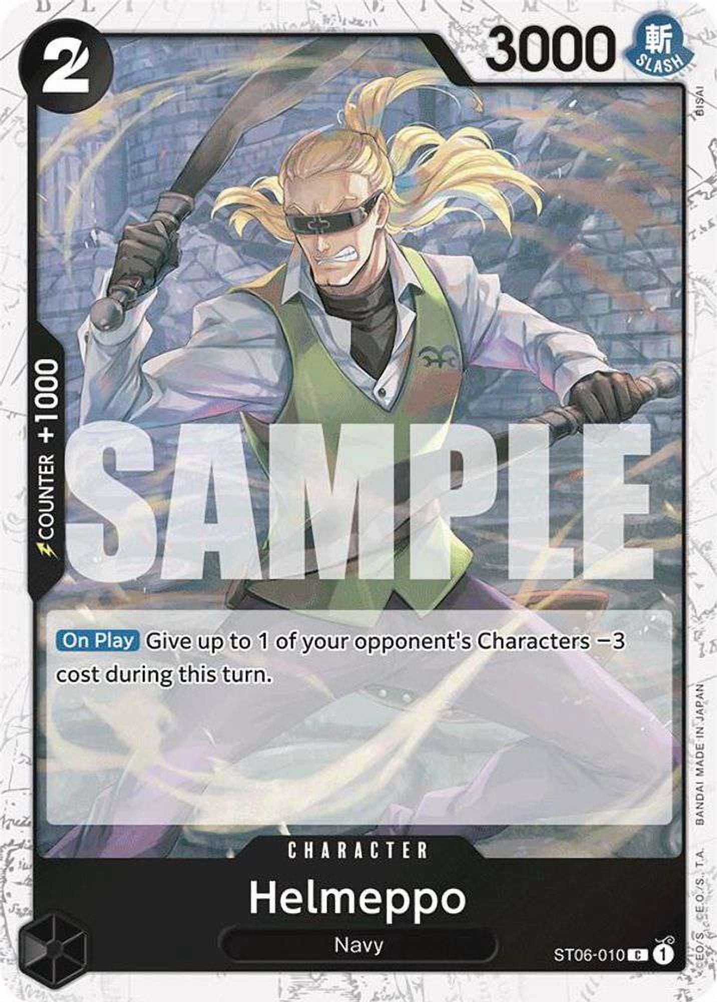 One Piece Premium Booster Common Helmeppo ST06-010 [Jolly Roger Foil ...