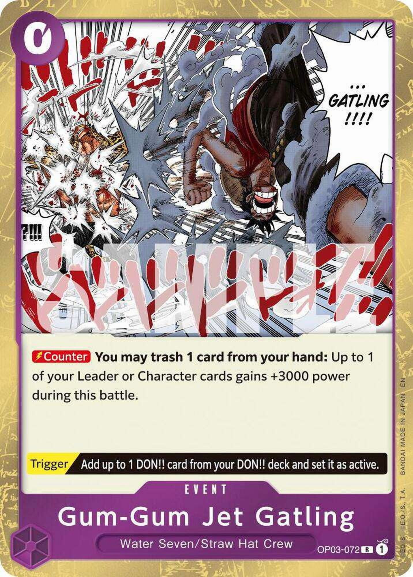 One Piece Premium Booster -The Best- Vol. 2 Rare Gum-Gum Jet Gatling ...
