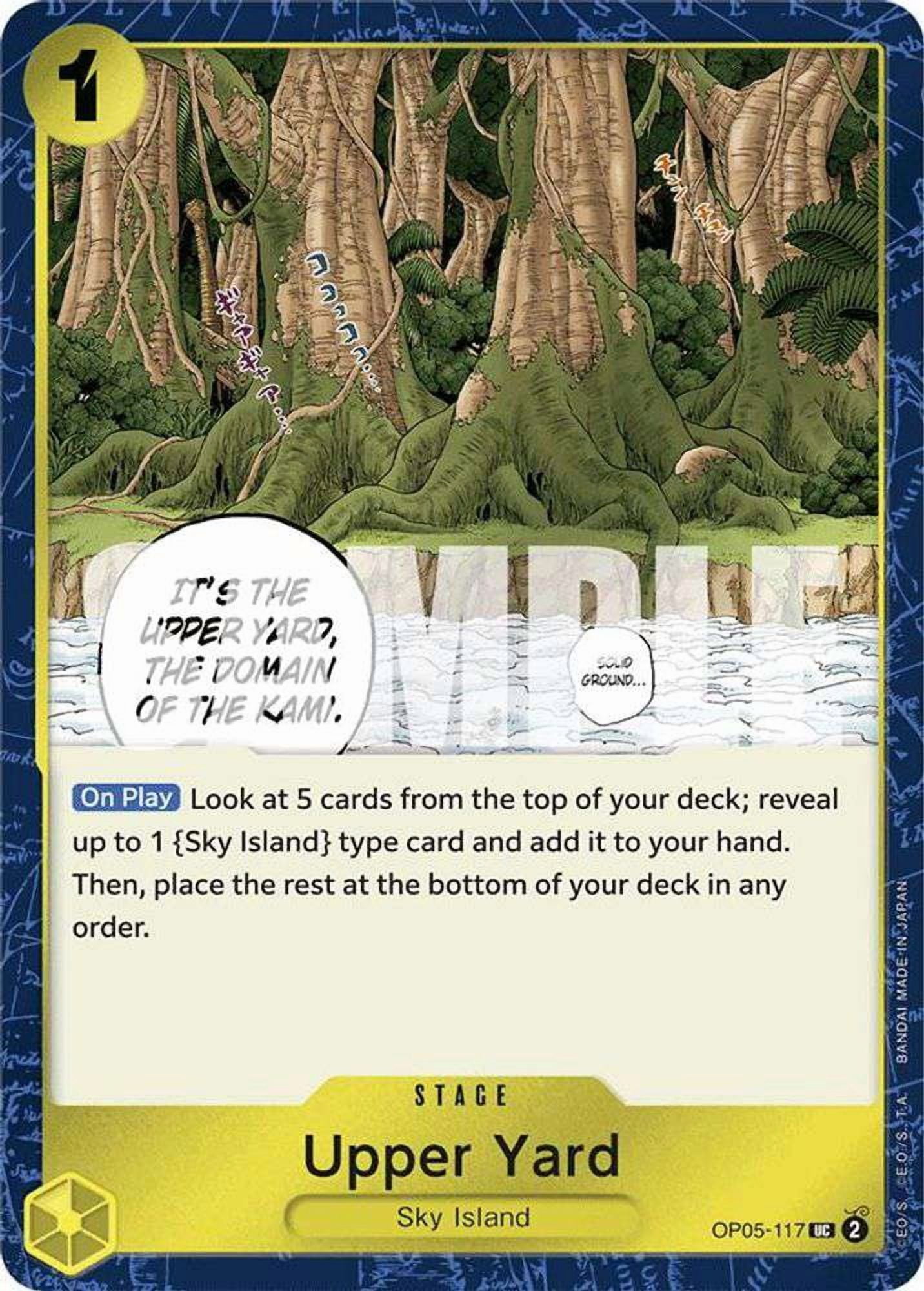 One Piece Premium Booster Uncommon Upper Yard OP05-117 [Jolly Roger ...