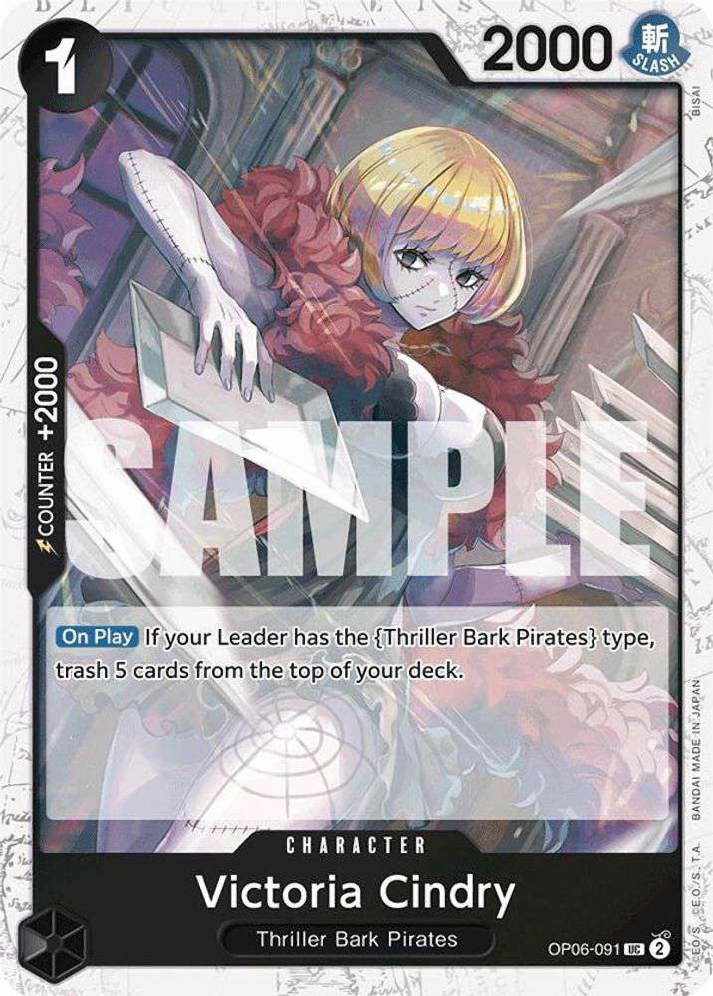 One Piece Premium Booster Uncommon Victoria Cindry OP06-091 [Jolly ...