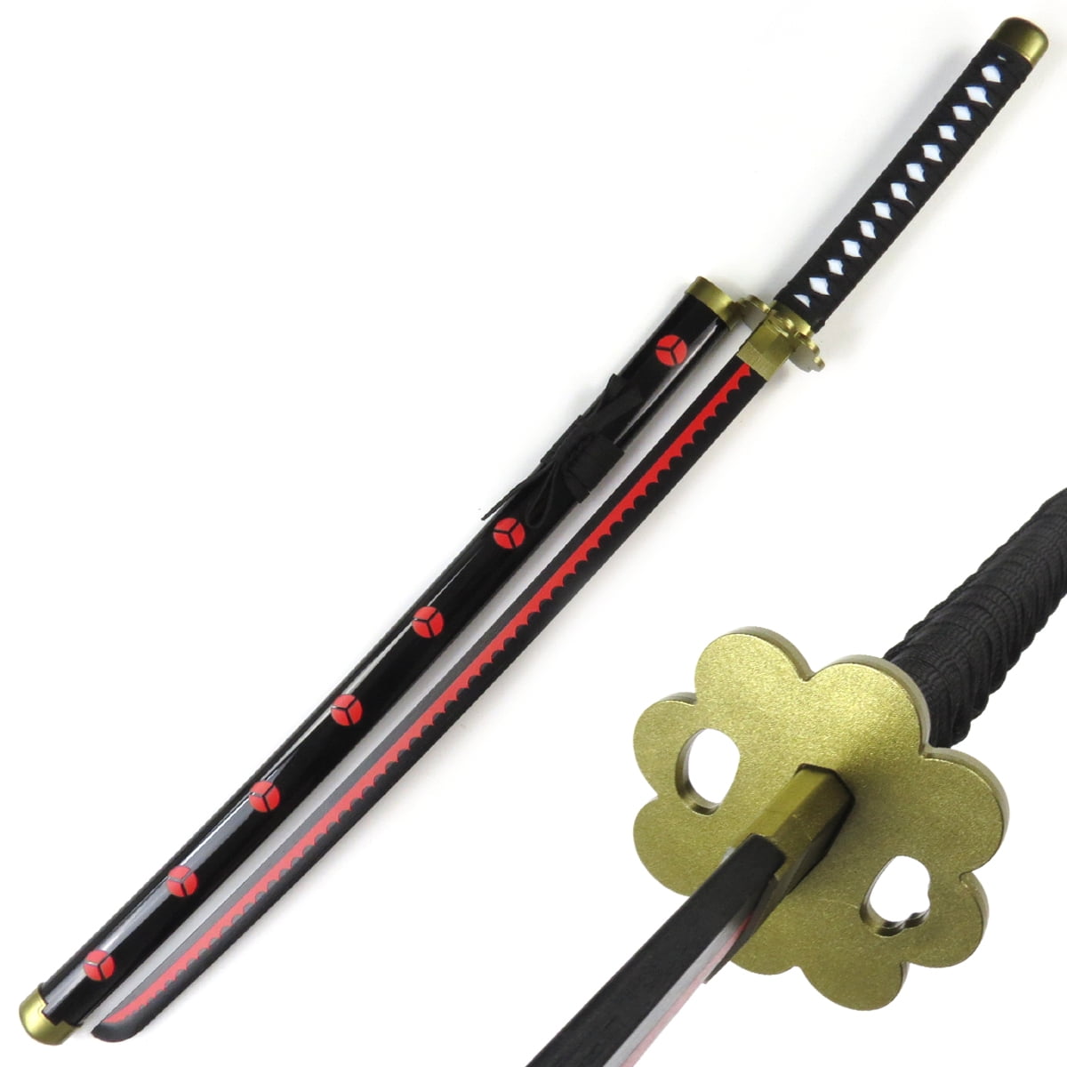 Roronoa Zoro Cosplay sword Shusui Katana Japanese Samurai Sword Total ...