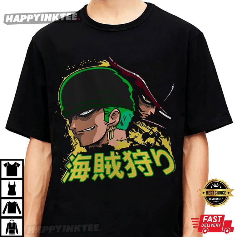 One Piece Roronoa Zoro Mihawk T-Shirt - Walmart.com