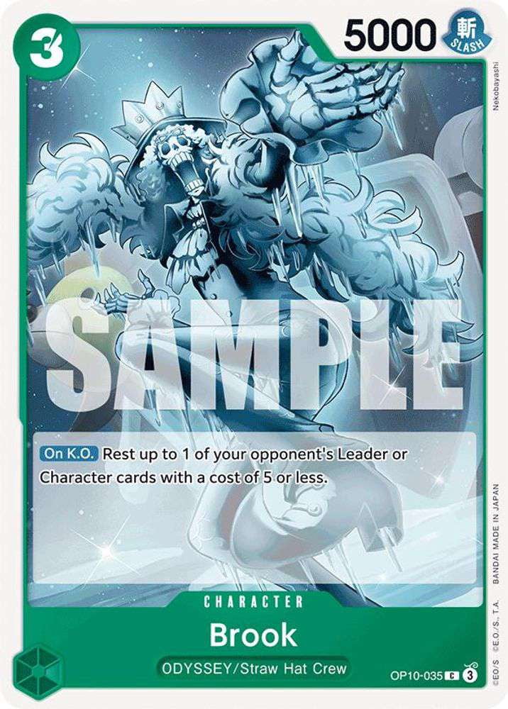 One Piece Royal Blood Common Brook OP10-035 - Walmart.com