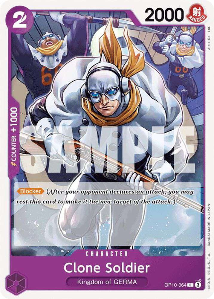 One Piece Royal Blood Common Clone Soldier OP10-064 - Walmart.com