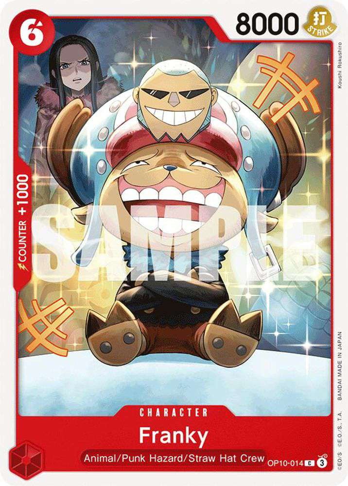 One Piece Royal Blood Common Franky OP10-014 - Walmart.com