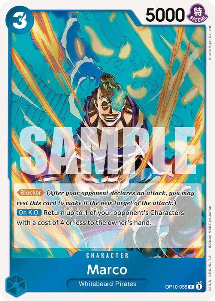 One Piece Royal Blood Rare Marco OP10-055 - Walmart.com