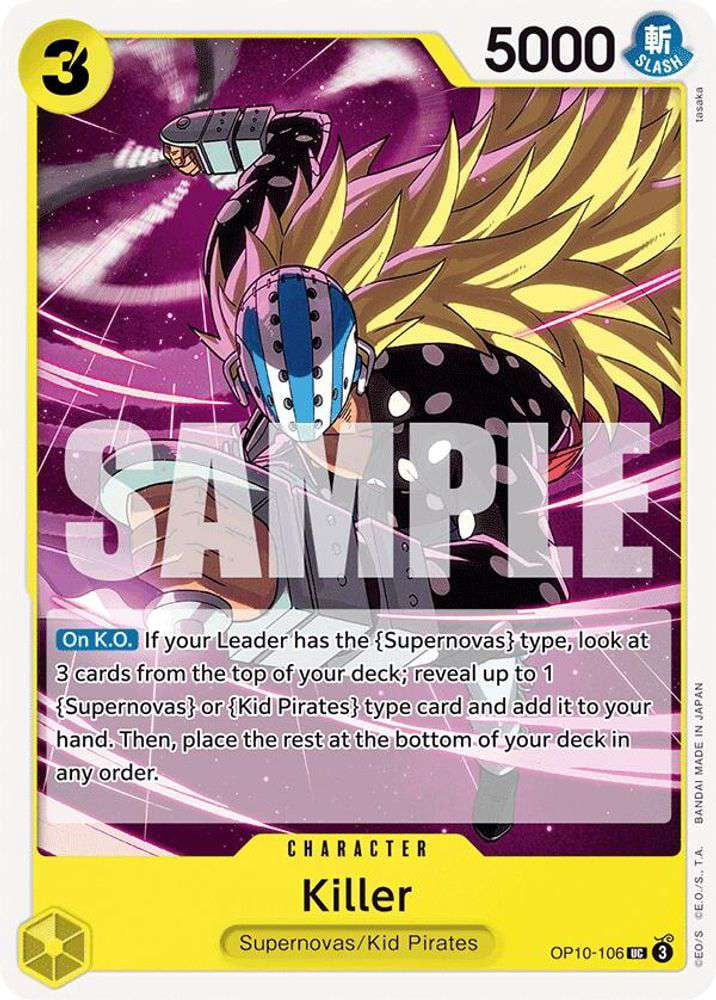 One Piece Royal Blood Uncommon Killer OP10-106 - Walmart.com