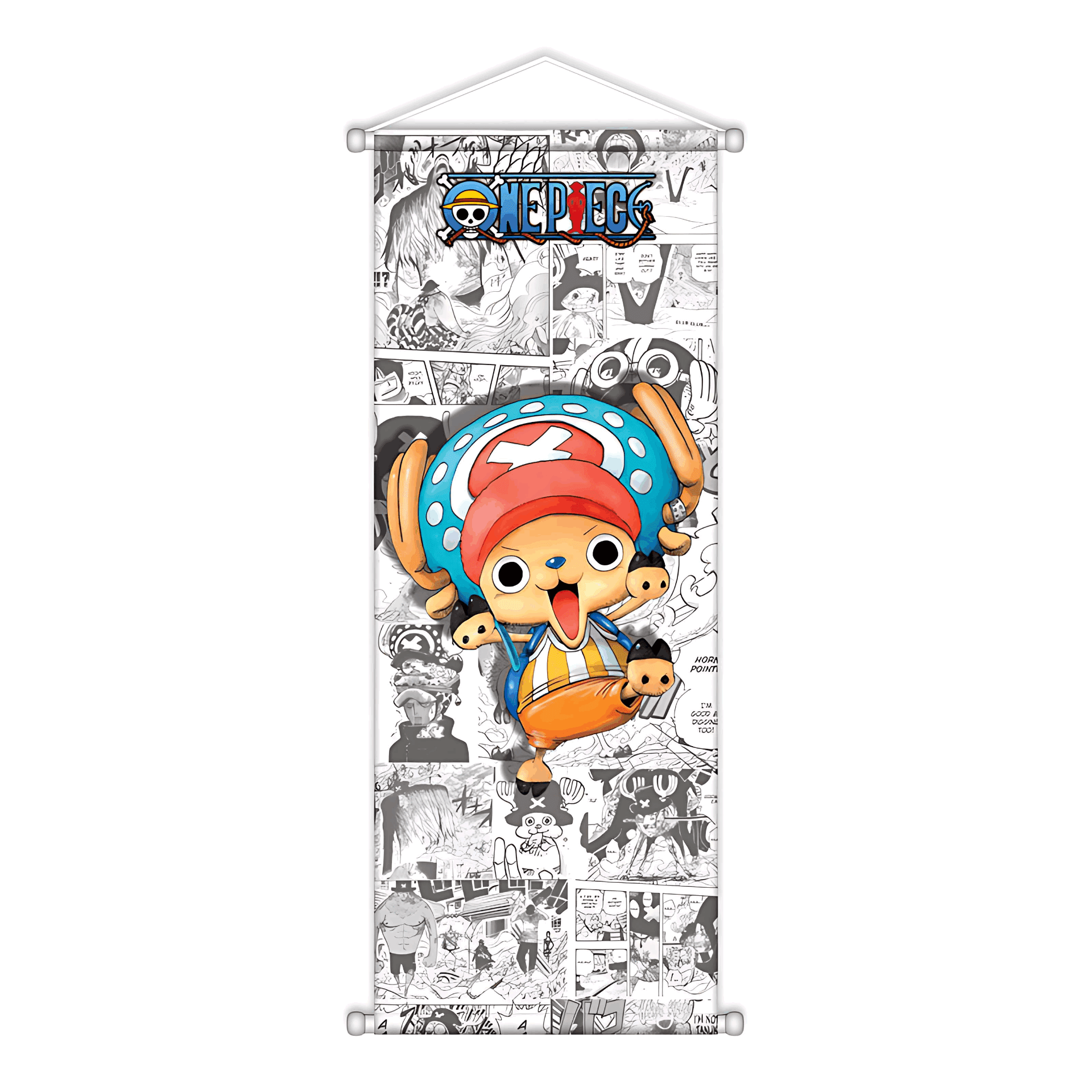One Piece Scroll Poster for Indoor Décor(28.3x11 In), Hanging Wall HD ...
