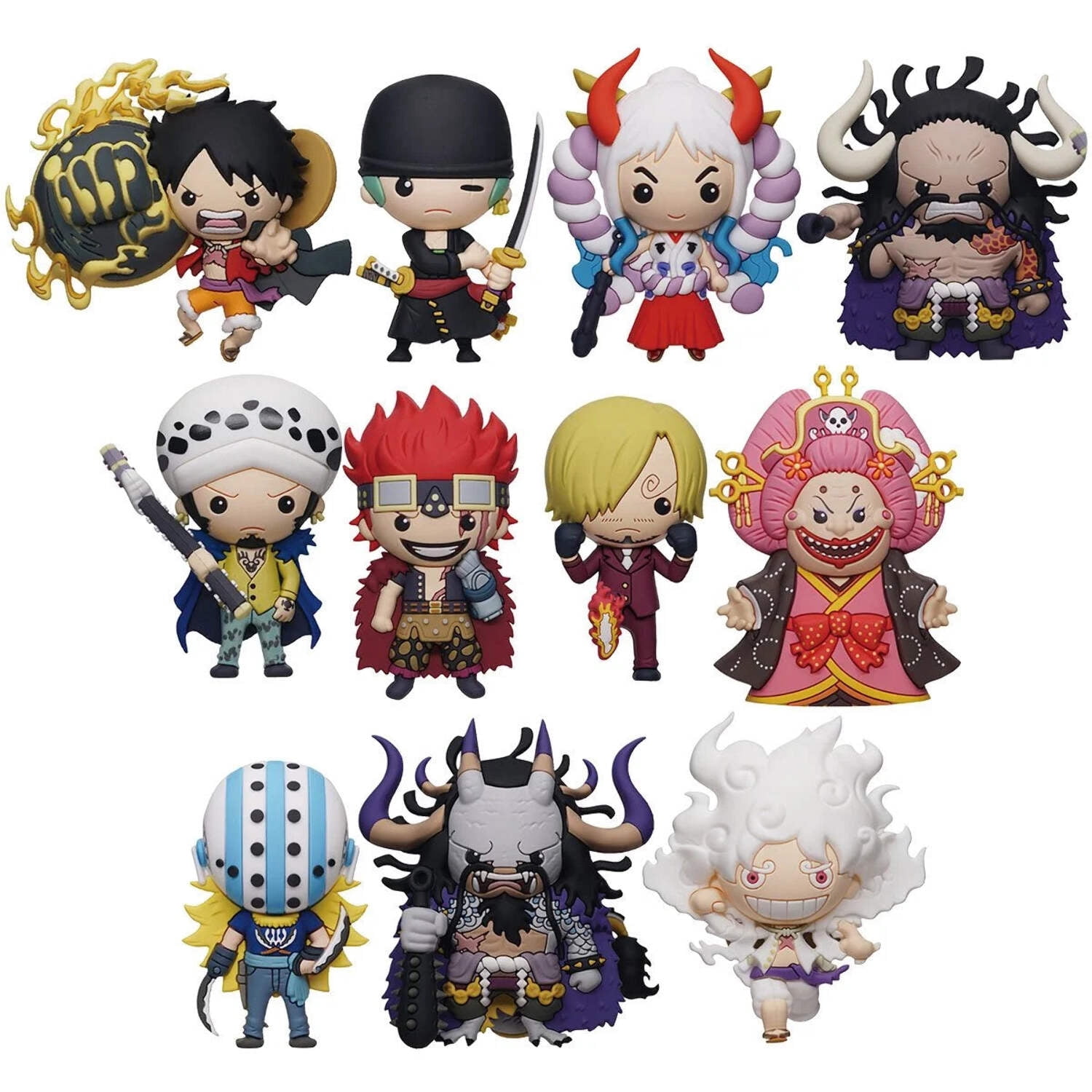 Monogram One Piece - Series 5 3D Figural Foam Bag Clip in Blind Bag ...