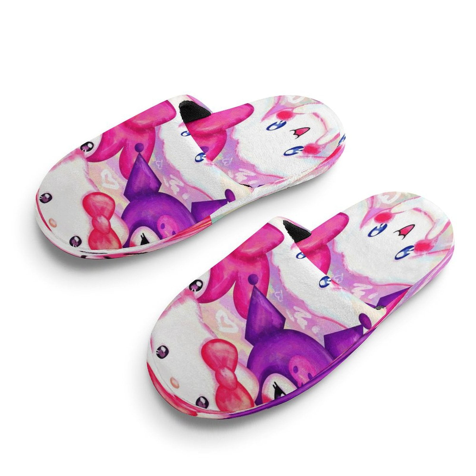 Hello Kitty Friend Kuromi Slippers For Kids Indoor Outdoor Cute Cotton ...