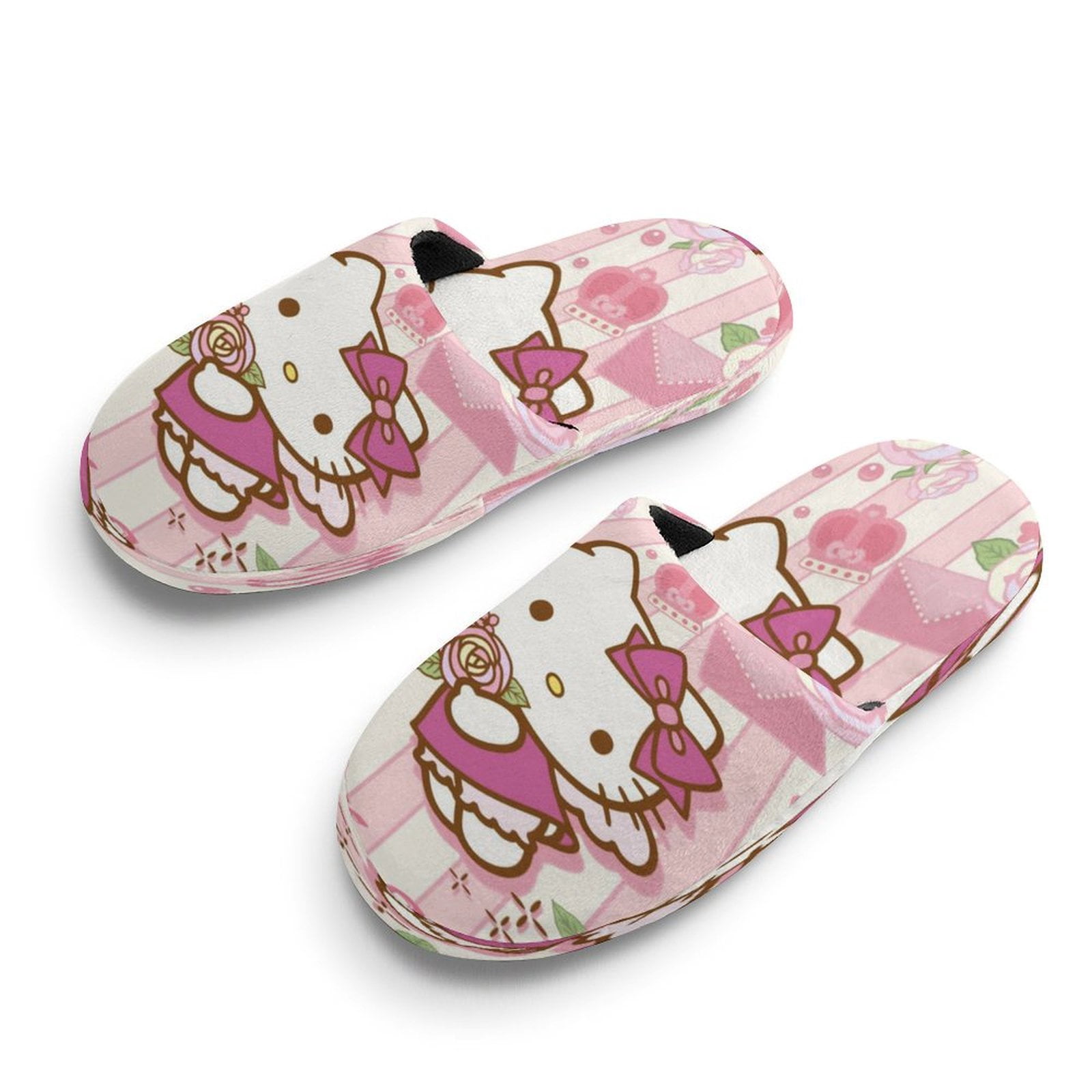 Hello Kitty Slippers For Kids Indoor Outdoor Cute Cotton Slippers ...