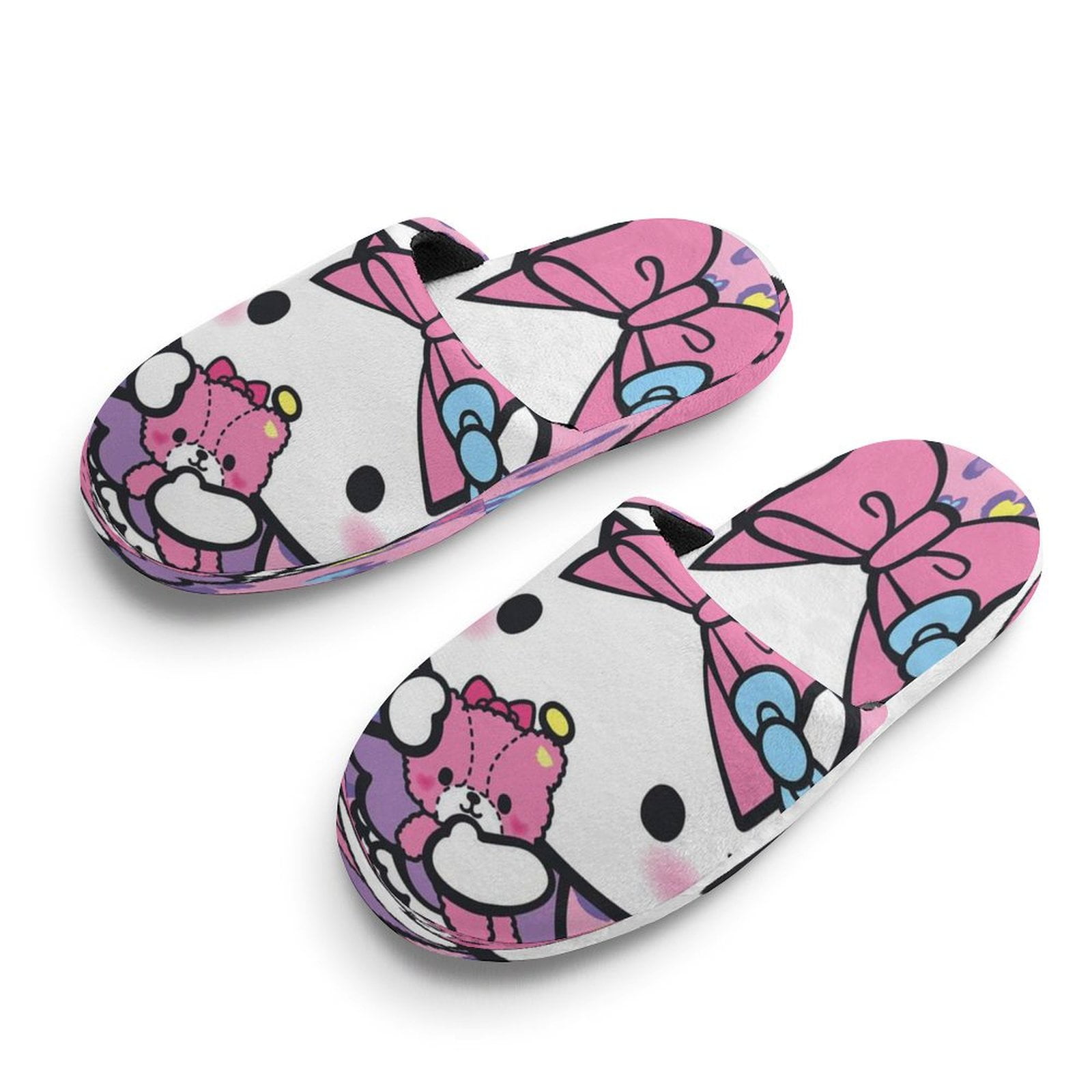 Hello Kitty Slippers For Kids Indoor Outdoor Cute Cotton Slippers ...