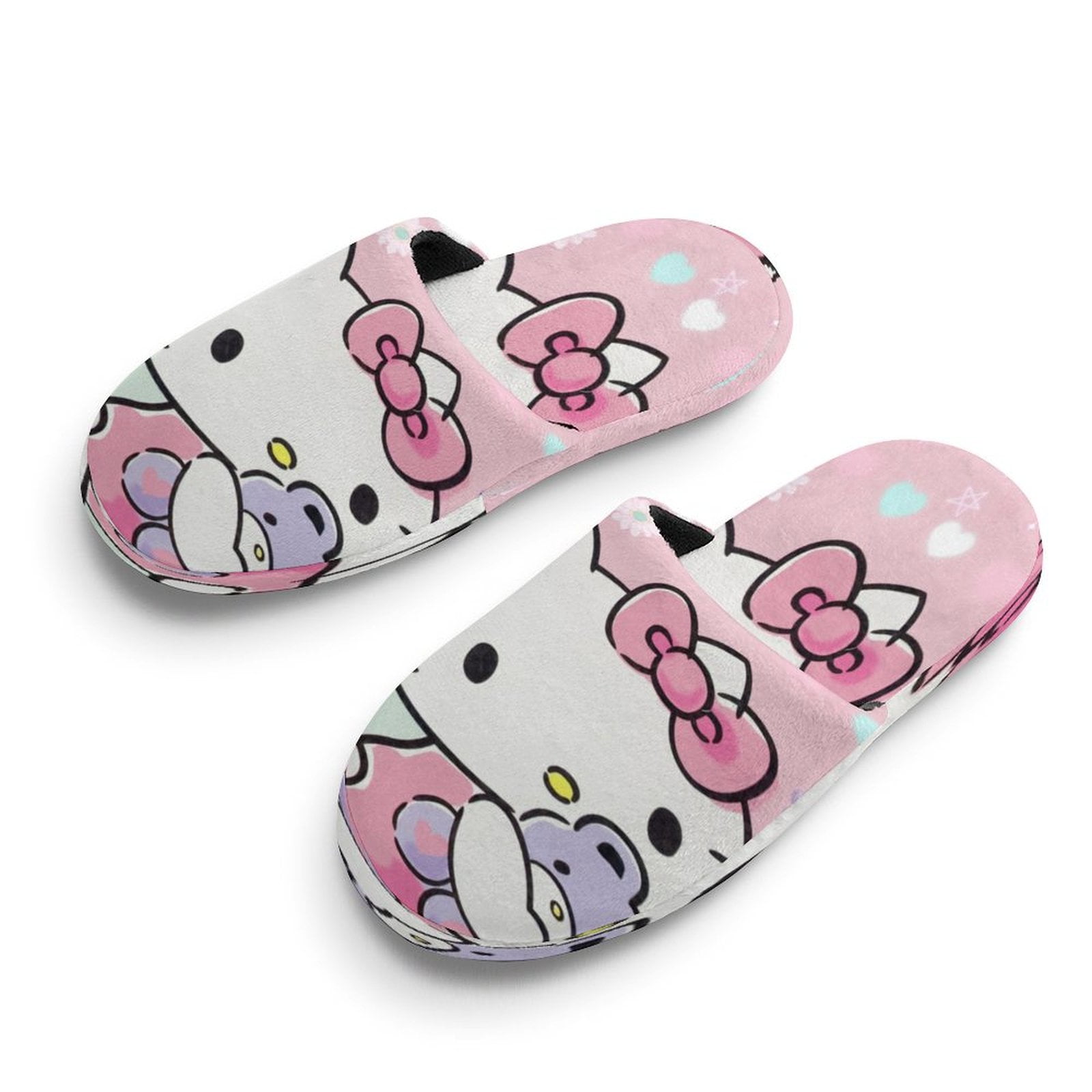 Hello Kitty Slippers For Kids Indoor Outdoor Cute Cotton Slippers ...