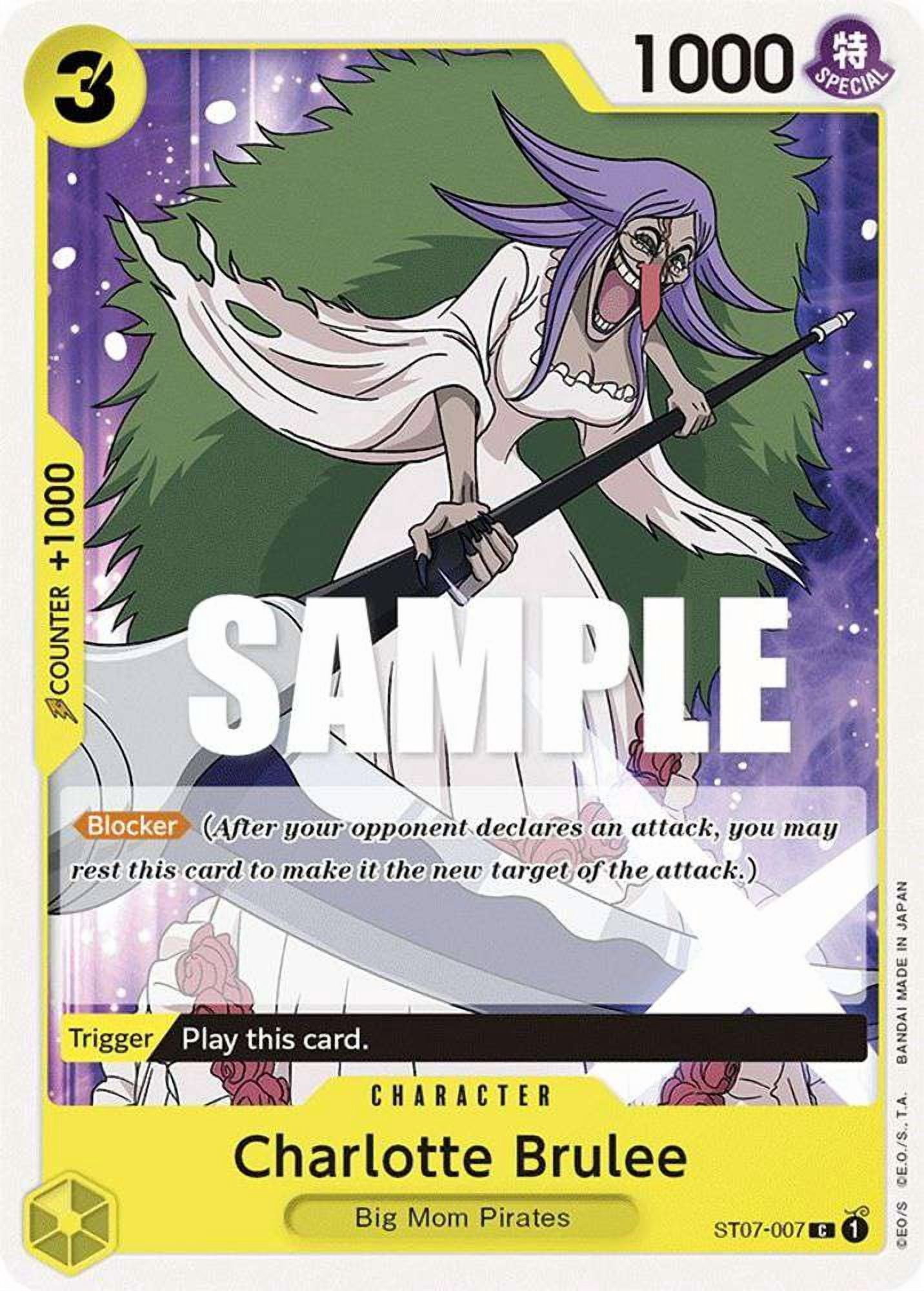 One Piece Starter Deck 7: Big Mom Pirates Common Charlotte Brulee ST07 ...